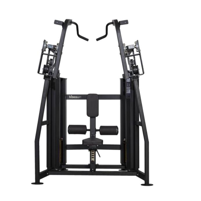 Aparat fitness helcometru frontal cu stiva de greutate 2 x 80 kg - Efit ...