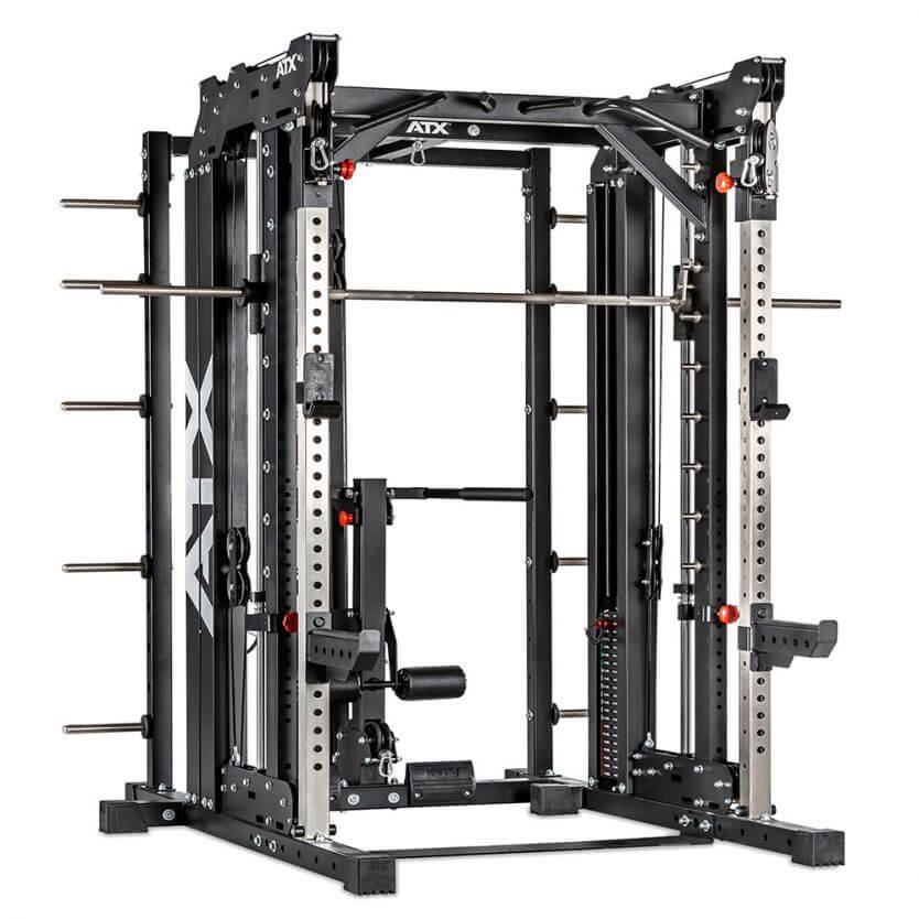 Statie fitness multifunctionala ATX ®, Smith Machine cu helcometru ATX ...