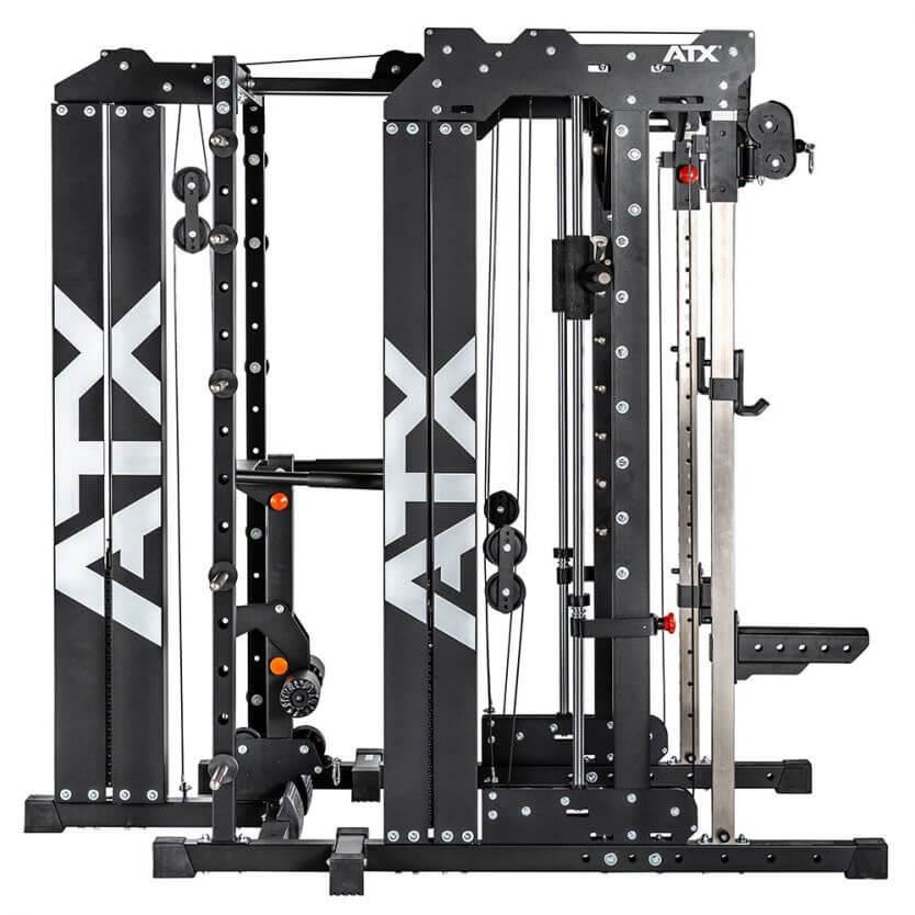 Statie fitness multifunctionala ATX ®, Smith Machine cu helcometru ATX ...