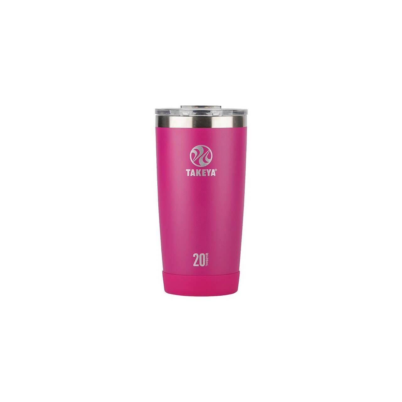 Pahar termos tumbler Takeya® Actives, 600 ml, roz fucsia - Specificatii ...